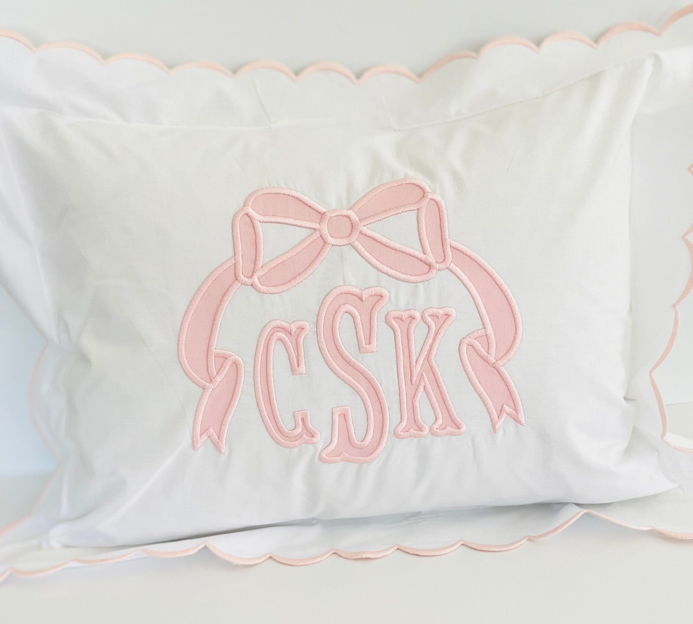 Scalloped Baby Boudoir Sham – Stephanie Miller Designs